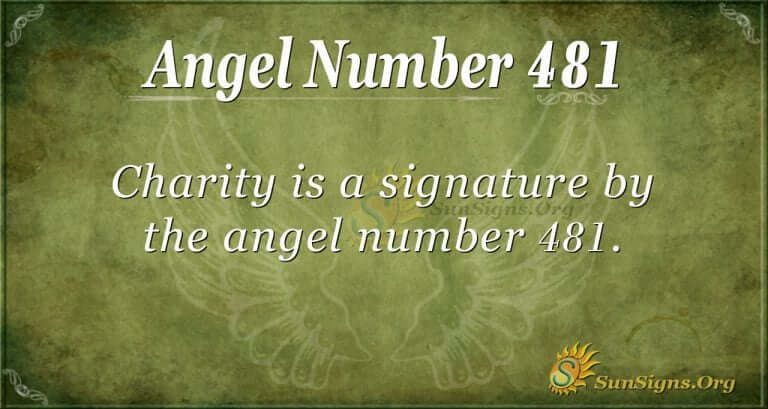 Angel Number 481 Meaning: Practice Justice - SunSigns.Org