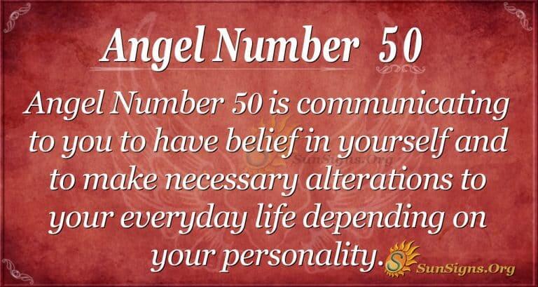 Angel Number 50 Meaning - Exploring Your Potential - SunSigns.Org