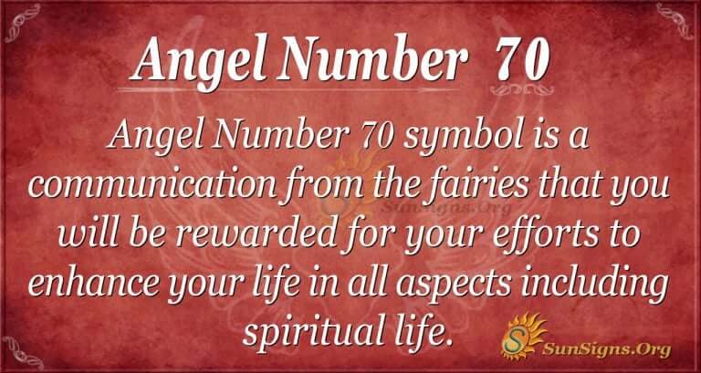 Angel Number 70 Meaning - A Sign Of Abundant Blessings - SunSigns.Org