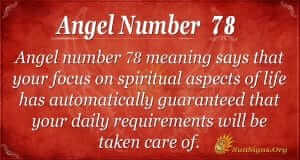 Angel Number 78 Meaning - Being On The Right Path - SunSigns.Org