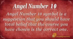 Angel Number 10 Meaning - A Symbol of Faith In Yourself - SunSigns.Org