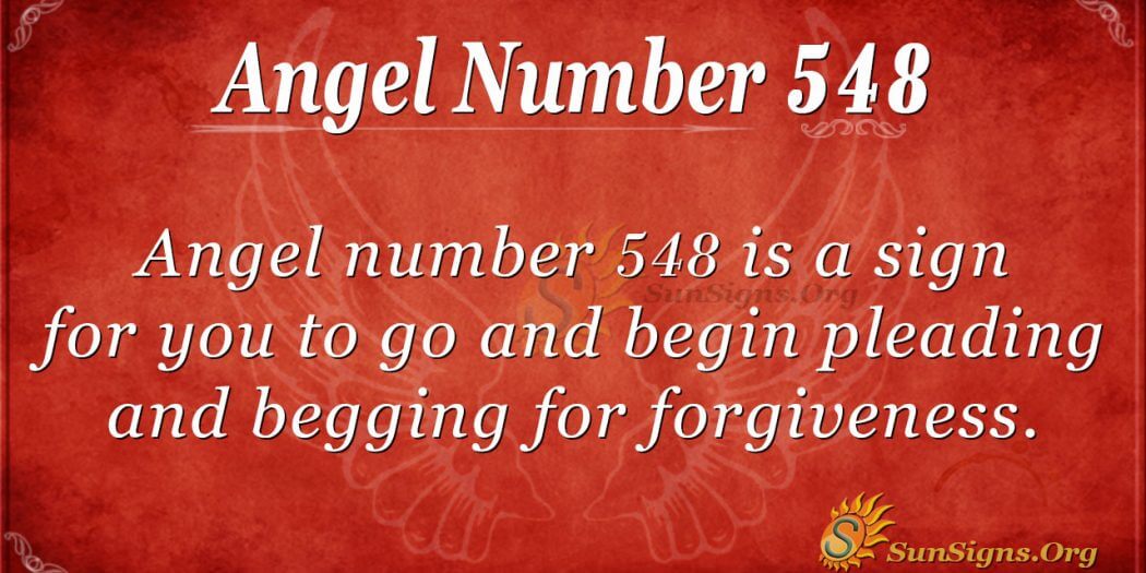 Angel Number 548 Meaning: Inner Peace And Joy - SunSigns.Org