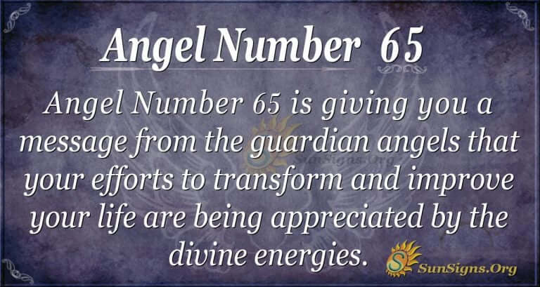 Angel Number 65 Meaning - A Sign Of Transformations - SunSigns.Org