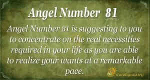 Angel Number 81 Meaning - A Time For Realizations - SunSigns.Org