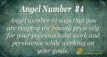 Angel Number 84 Meaning - Proper Use of Your Abilities - SunSigns.Org