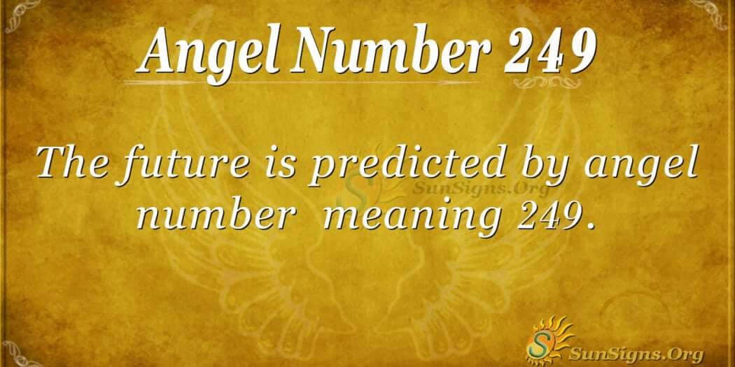 Angel Number 249 Meaning: Plan Your Future - SunSigns.Org