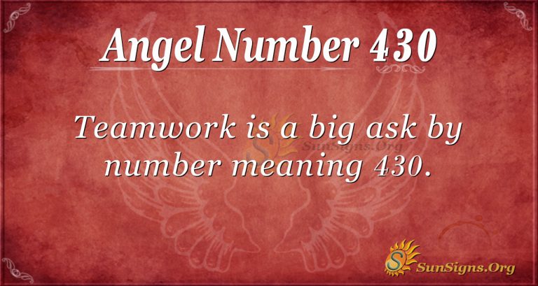 Angel Number 430 Meaning: Be Happy With Yourself - SunSigns.Org