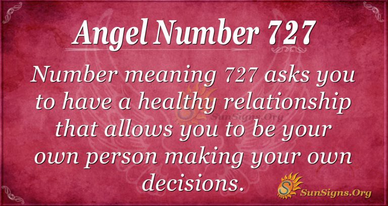 Angel Number 727 Meaning: Infinite Hope - SunSigns.Org