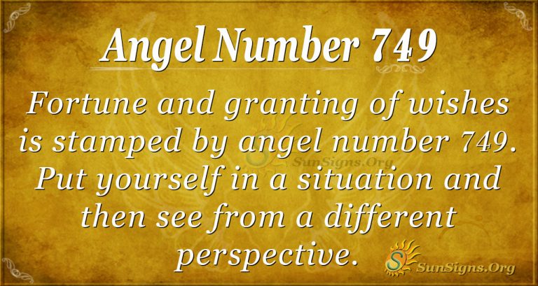 Angel Number 749 Meaning: Be Optimistic - SunSigns.Org