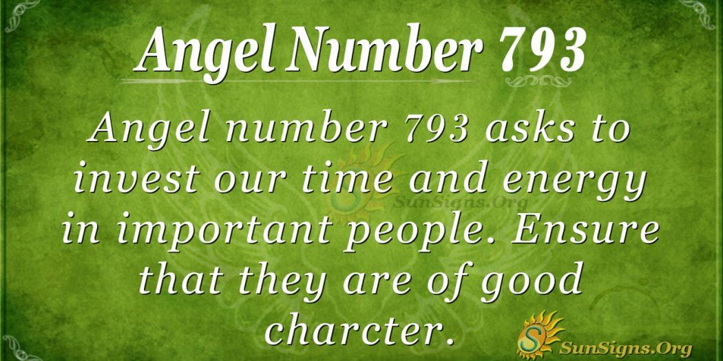 Angel Number 793 Meaning: Be An Inspiring Individual - SunSigns.Org