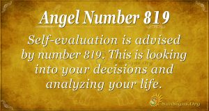 Angel Number 819 Meaning: Being Consistent - SunSigns.Org