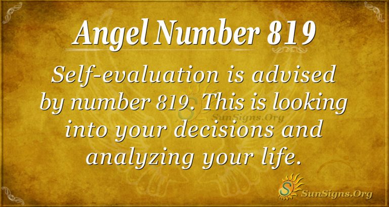 Angel Number 819 Meaning: Being Consistent - SunSigns.Org
