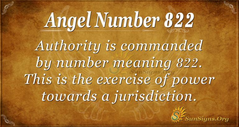 Angel Number 822 Meaning: Demonstrate Leadership - SunSigns.Org