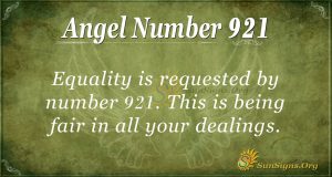 Angel Number 921 Meaning: Embrace Fairness - SunSigns.Org