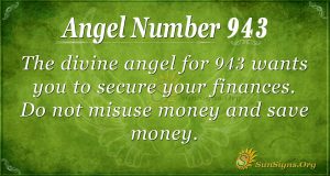 Angel Number 943 Meaning: Financial Prudence - SunSigns.Org