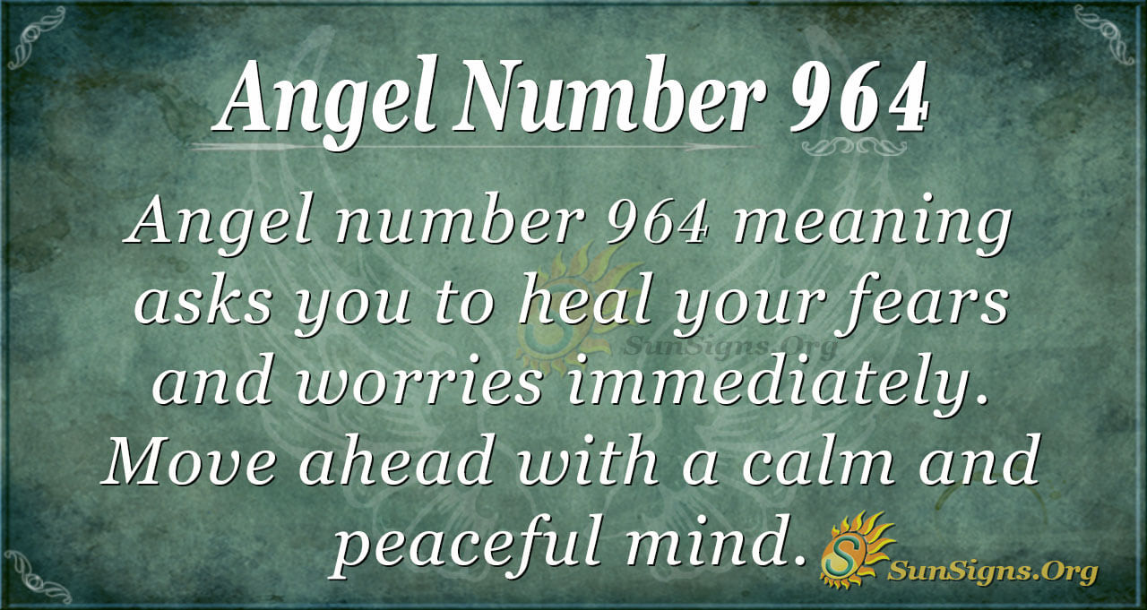 Angel Number 964 Meaning: Follow your Intuition - SunSigns.Org