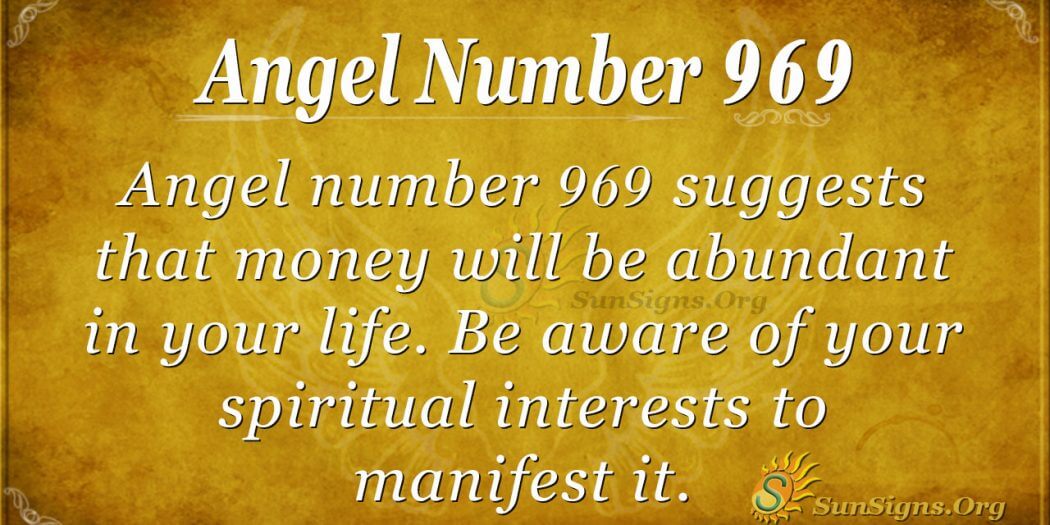 Angel Number 969 Meaning: You Are A Smart Person - SunSigns.Org