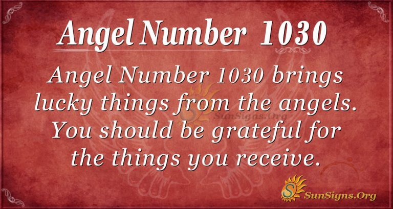 Angel Number 1030 Meaning: Maintain Your Focus - SunSigns.Org