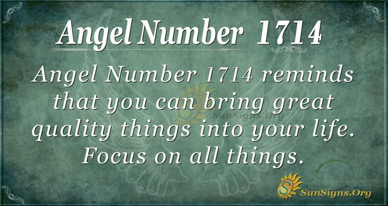 Angel Number 1714 Meaning: Take Control Of Your Steps - SunSigns.Org