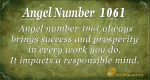 Angel Number 1061 Meaning: Value of Confidence - SunSigns.Org