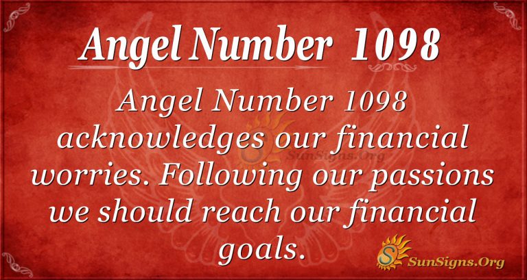 Angel Number 1098 Meaning: No Financial Worries - SunSigns.Org