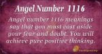 Angel Number 1116 Meaning: Emotions Creates Reality - SunSigns.Org