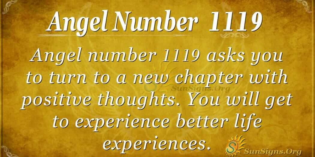 Angel Number 1119 Meaning: Looking To New Phase - SunSigns.Org