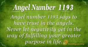 Angel Number 1193 Meaning: Self-Discipline And Goodwill - SunSigns.Org