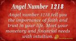 Angel Number 1218 Meaning: Embrace Intuition - SunSigns.Org