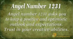Angel Number 1231 Meaning: Manifest Your Goals - SunSigns.Org