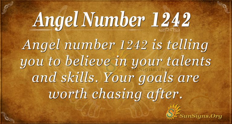 Angel Number 1242 Meaning: Faith And Trust - SunSigns.Org