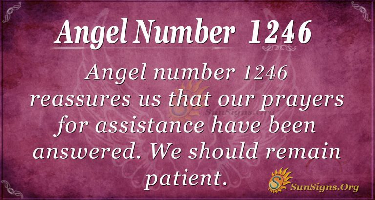 Angel Number 1246 Meaning: Be A Caring Person - SunSigns.Org