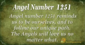 Angel Number 1251 Meaning: Be Yourself - SunSigns.Org