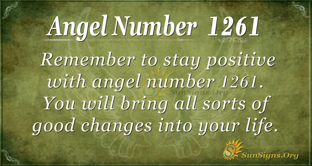 Angel Number 1261 Meaning: A Sign Of Great Fortune - SunSigns.Org