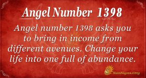Angel Number 1398 Meaning: Change Your Thinking - SunSigns.Org