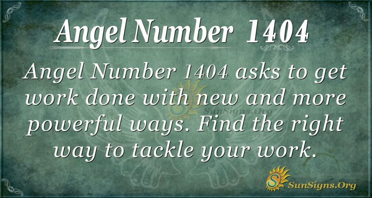 Angel Number 1404 Meaning: Live Your Life Correctly - SunSigns.Org