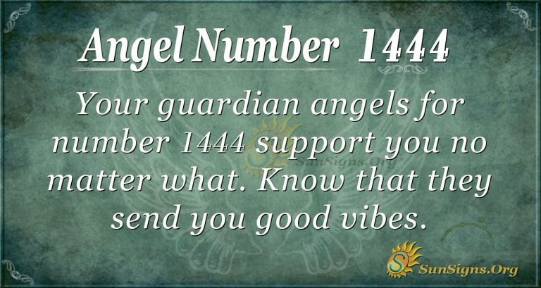 Angel Number 1444 Meaning: Your Life Matters - SunSigns.Org