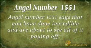 Angel Number 1551 Meaning - Take Care Of Yourself - SunSigns.Org