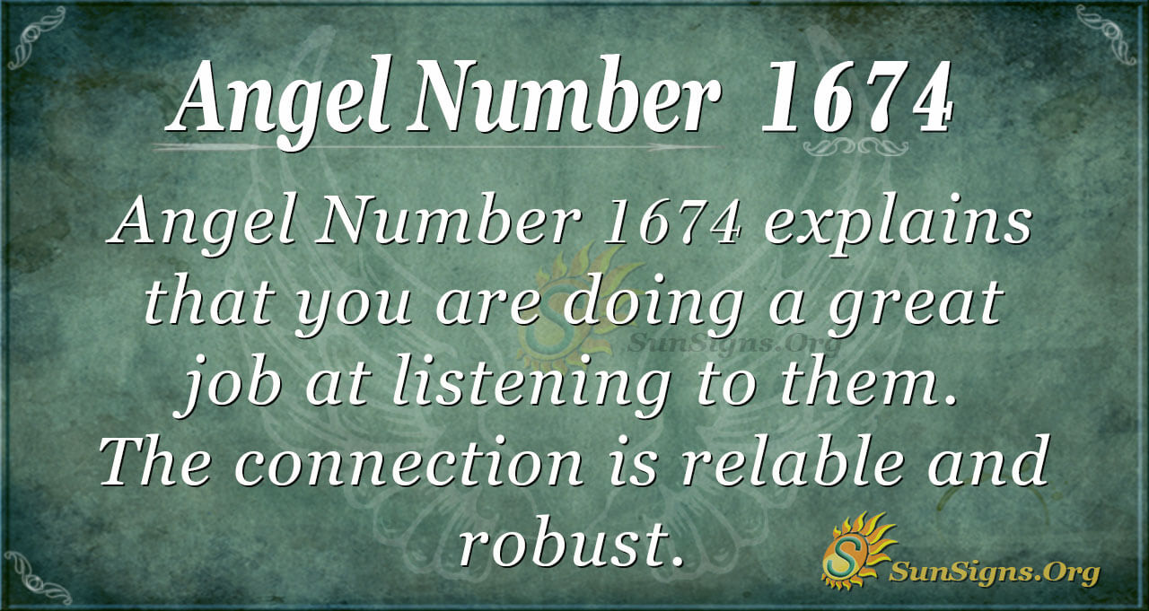Angel Number 1674 Meaning: Commit To Your Angels - SunSigns.Org