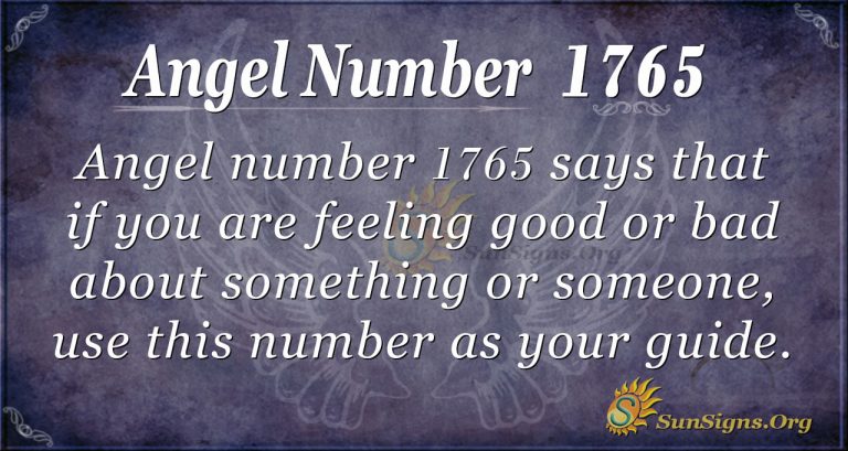 Angel Number 1765 Meaning: Continue Being Good - SunSigns.Org