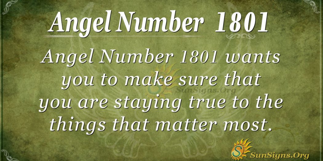 Angel Number 1801 Meaning: Become a Better Person - SunSigns.Org