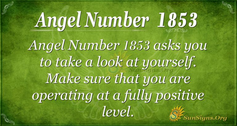 Angel Number 1853 Meaning: Strive To Prosperity - SunSigns.Org