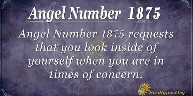 Angel Number 1875 Meaning: Live By Your Standards - SunSigns.Org