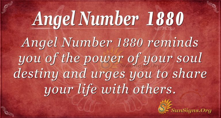 Angel Number 1880 Meaning: Share Your Life - SunSigns.Org