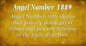 Angel Number 1889 Meaning: Take A Step Forward - SunSigns.Org
