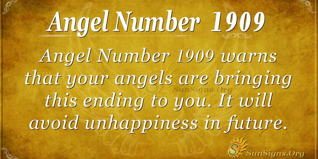 Angel Number 1909 meaning: Encouraging Yourself - SunSigns.Org