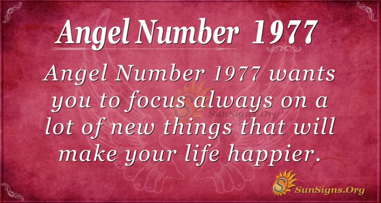 Angel Number 1977 Meaning: Strive To Be Happy - SunSigns.Org