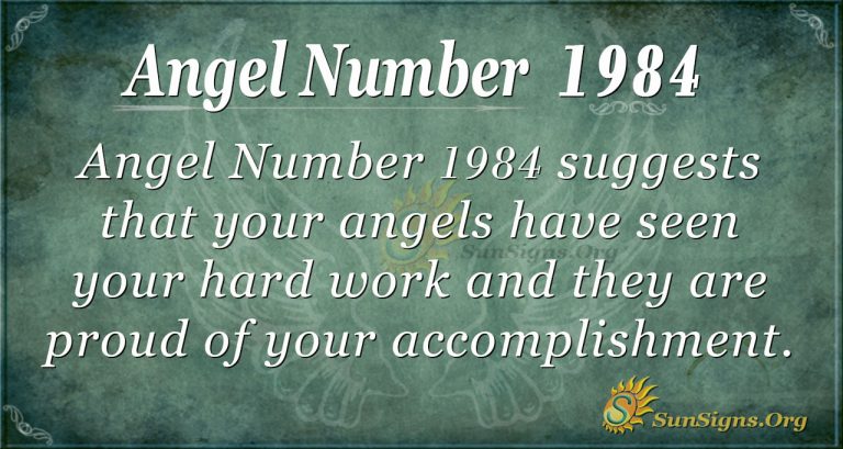 Angel Number 1984 Meaning: Be Proud Of Yourself - SunSigns.Org