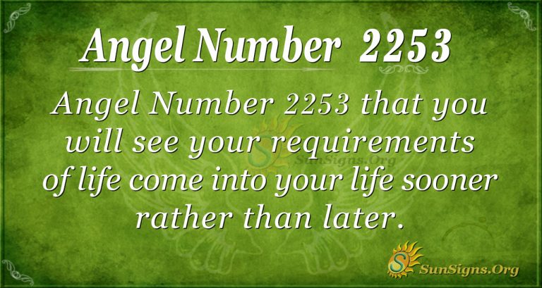 Angel Number 2253 Meaning: A Sign Of The Angel's Help - SunSigns.Org