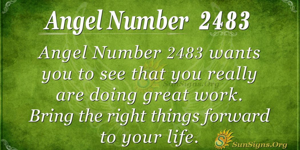 Angel Number 2483 Meaning: Focus On Your Goals - SunSigns.Org